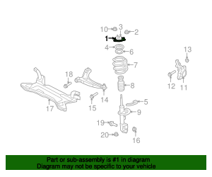 2007-2017 Mopar Strut Mount 5085461AB | TascaParts.com