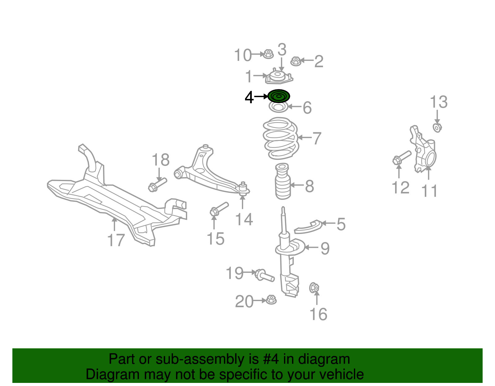 2007-2017 Mopar Isolator 05105822AA | Mopar Parts Canada