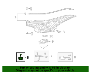 81194-F4010 - Repair Bracket - 2018-2021 Toyota C-HR | Lithia Toyota Parts
