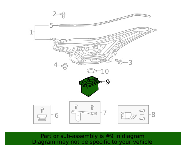2020-2021 Toyota C-HR Module 81056-10B00 | Toyota Parts Center