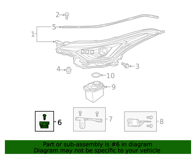 81194-F4010 - Repair Bracket - 2018-2021 Toyota C-HR | Lithia Toyota Parts