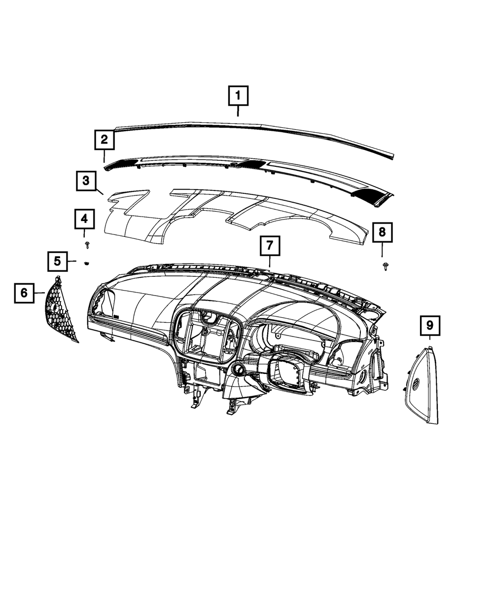 2012-2025 Mopar Trailer Brake Hardware Component Kit 6509940AA | My ...