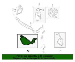 2005-2009 Land Rover LR3 Pressure Hose QEP500253 | JaguarParts.com