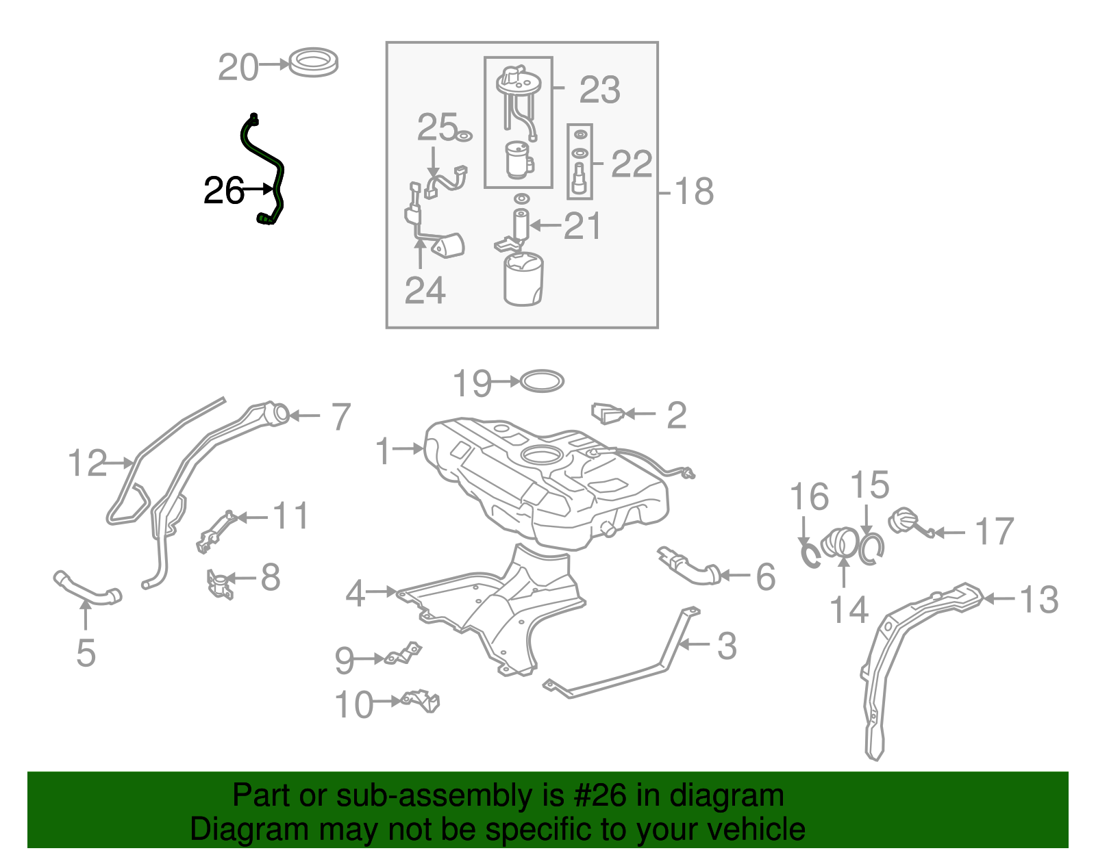 OEM 2009-2013 Toyota Suction Tube 77209-02110 | LaGrange Toyota Parts