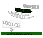 2014-2016 Jeep Grand Cherokee Insert 68143073AC | TascaParts.com