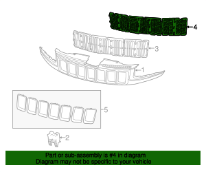2015 Jeep Grand Cherokee Insert 6BB44DX8AA | TascaParts.com