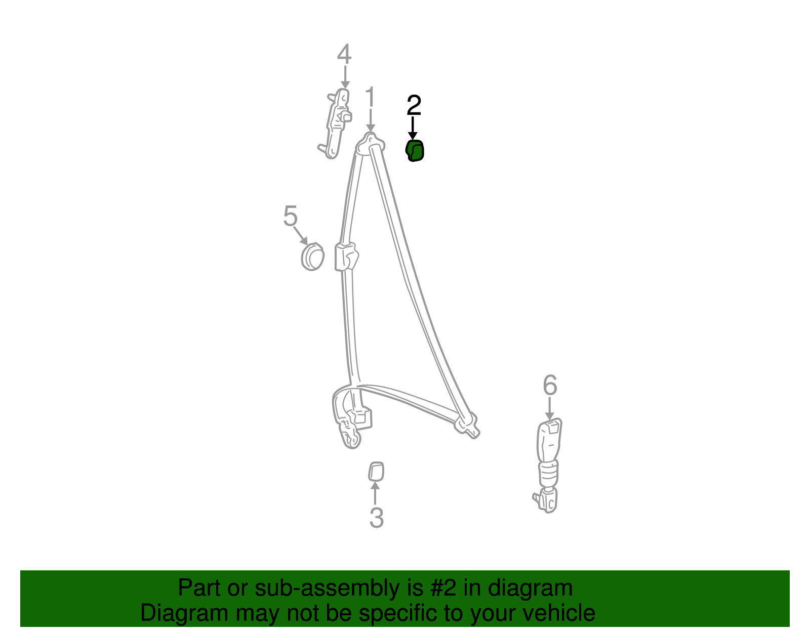 2001-2005 Hyundai Anchor Cover 88811-2D500-LK | Hyundai Wholesale Direct