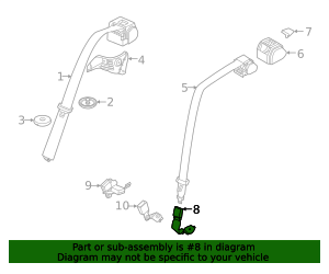 72117486323 - 2020-2024 BMW Latch (72-11-7-486-323) | BMW of South ...
