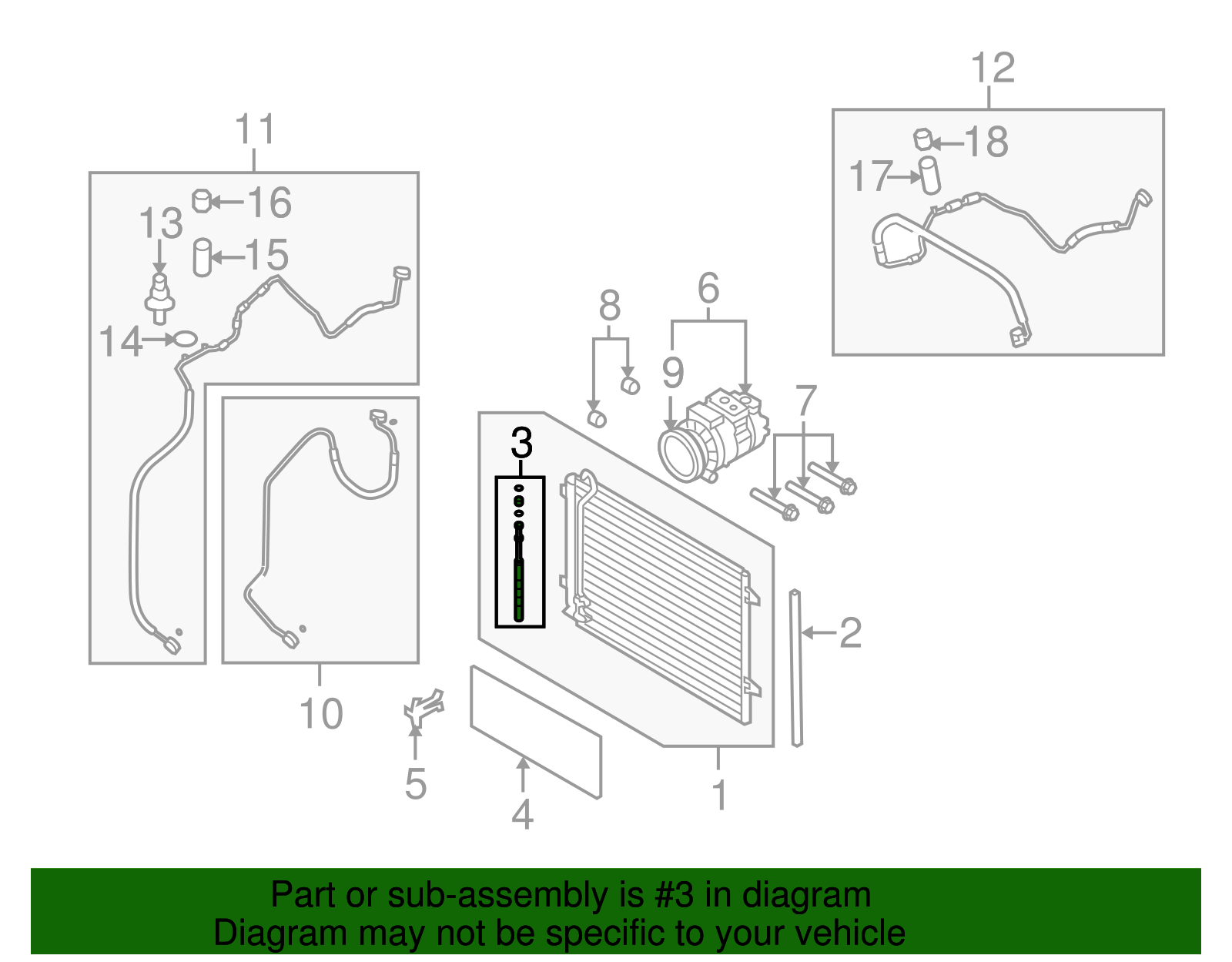 2009-2017 Volkswagen CC Dehydrator 3C0-898-191-B | VW Direct Parts