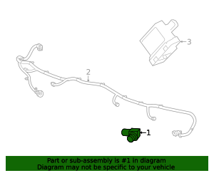 Advanced Parking Assist Alarm Sensor 87821666 | AutoNationParts.com