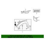 MR181745 - Rear Sill Plate Clip 1997-2024 Mitsubishi | Mitsubishi ...