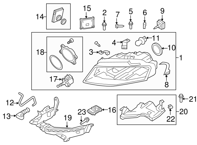 2009 2012 Audi Headlight Bracket 8K0 941 453 OEM Parts Online