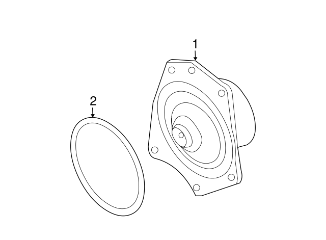 2007-2008 Mopar Water Pump 4892225AA | Mopar Parts Canada