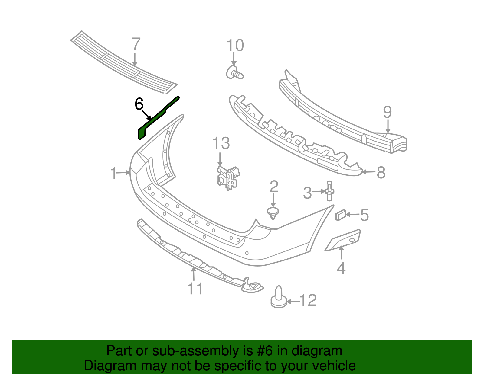 86662-4D000 - Upper Bracket 2006-2014 Kia Sedona | Kia.Parts Store