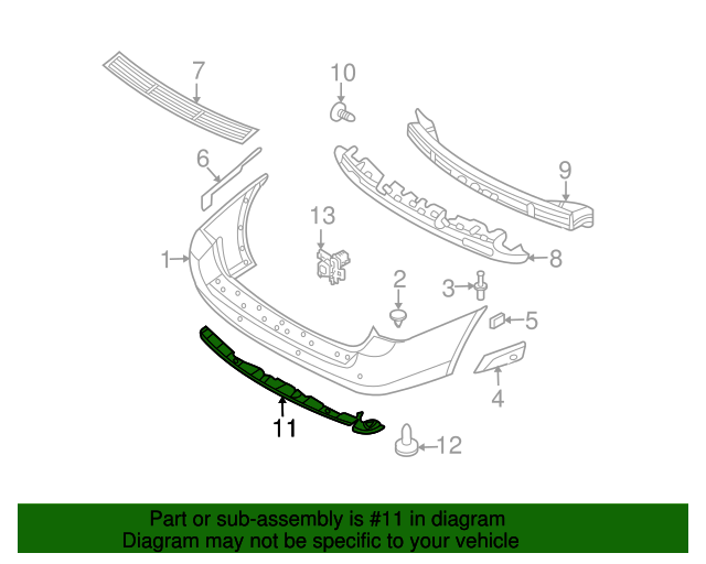 86691-4D200 - Lower Deflector 2007-2010 Kia Sedona | Kia.Parts Store