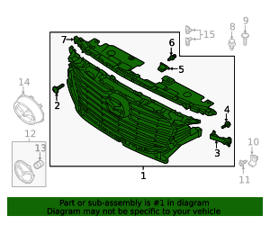 2019-2021 Mazda CX-3 Grille dl8v50710a | Retail Performance Auto Parts