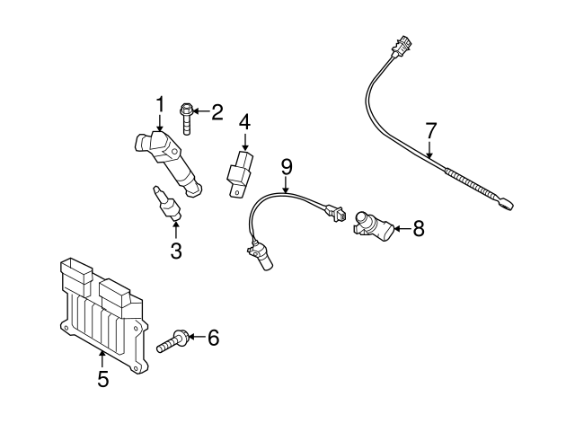 39180-3E100 - Crankshaft Position Sensor 2006-2010 Kia | Kia.Parts Store