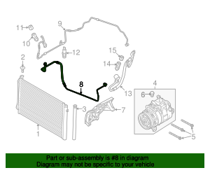 Genuine BMW 64-53-6-927-845 | Pressure Hose | FREE Shipping on Most ...