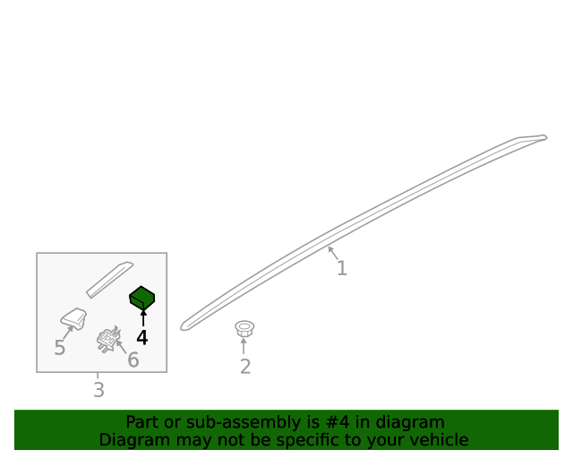87237-S9010 - Molding Spacer 2020-2024 Kia Telluride | Kia.Parts Store