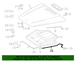 463-880-97-00 - Release Cable 2019-2023 Mercedes-Benz | Mercedes-Benz ...