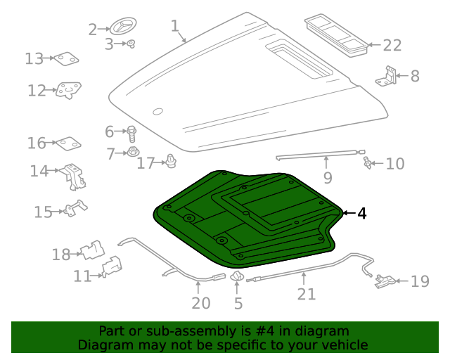463-682-25-00 - Insulator 2019-2021 Mercedes-Benz | Mercedes-Benz USA Parts