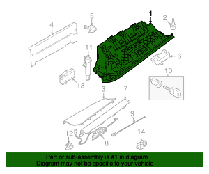 51169202272 - 2007-2013 BMW Knee Inflator Module (51-16-9-202-272 ...