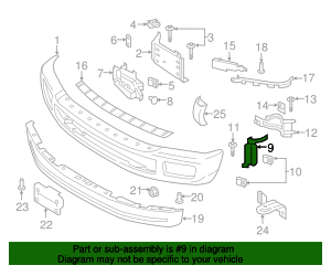 2017-2020 Ford Side Bracket - Driver's Side (LH) HC3Z-17755-A ...