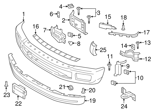 2017-2019 Ford OEM NEW 2017-2019 Ford F250 F350 Super Duty Crew Cab XLT ...
