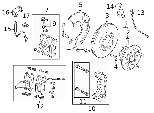 2020-2024 Ford Hub Assembly LK4Z-1104-E | OEM Parts Online