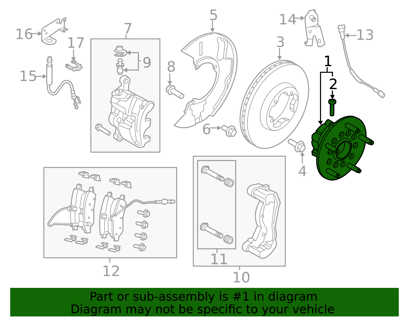 2020-2024 Ford Motorcraft™ Hub Assembly HUB-593 | OEM Parts Online
