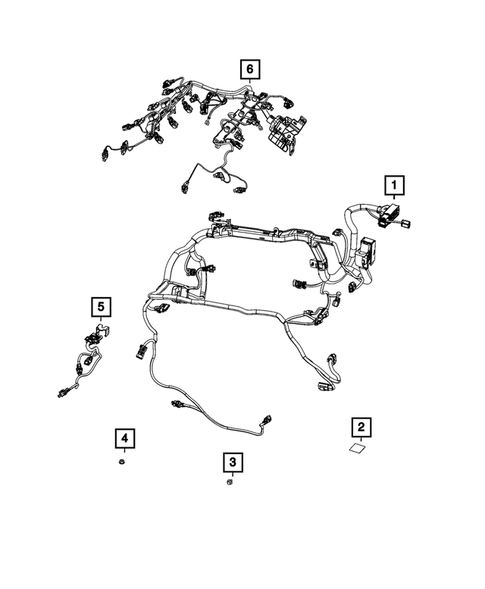 Wiring, Powertrain for 2021 Jeep Wrangler | Auto Parts