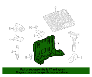 2016-2019 Cadillac CT6 Engine Control Module Bracket 23433365 ...