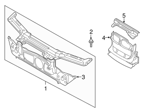 51717111694 - 2000-2006 BMW Lower Tie Bar (51-71-7-111-694) | BMW of ...