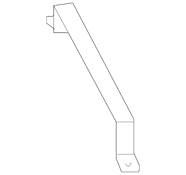 2005-2016 Land Rover Battery Hold Down YJF500100 | Express Land Rover Parts
