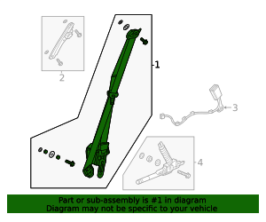 2022-2023 Honda Civic Belt & Retractor 04818-T39-A01ZB | Genuine Honda ...