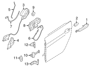 51225a36e52 - 2013-2019 BMW Lock Actuator (51-22-5-A36-E52) | BMW of ...
