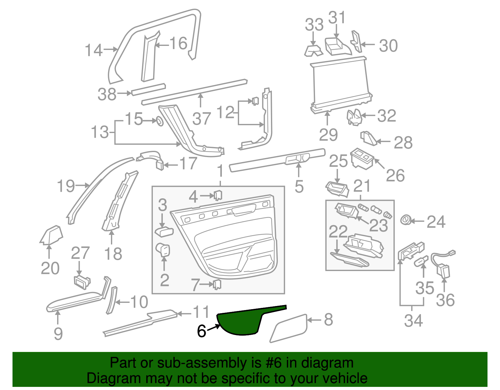 3D7-867-131-A-2K7 - Storage Compartment - 2004-2006 Volkswagen Phaeton ...