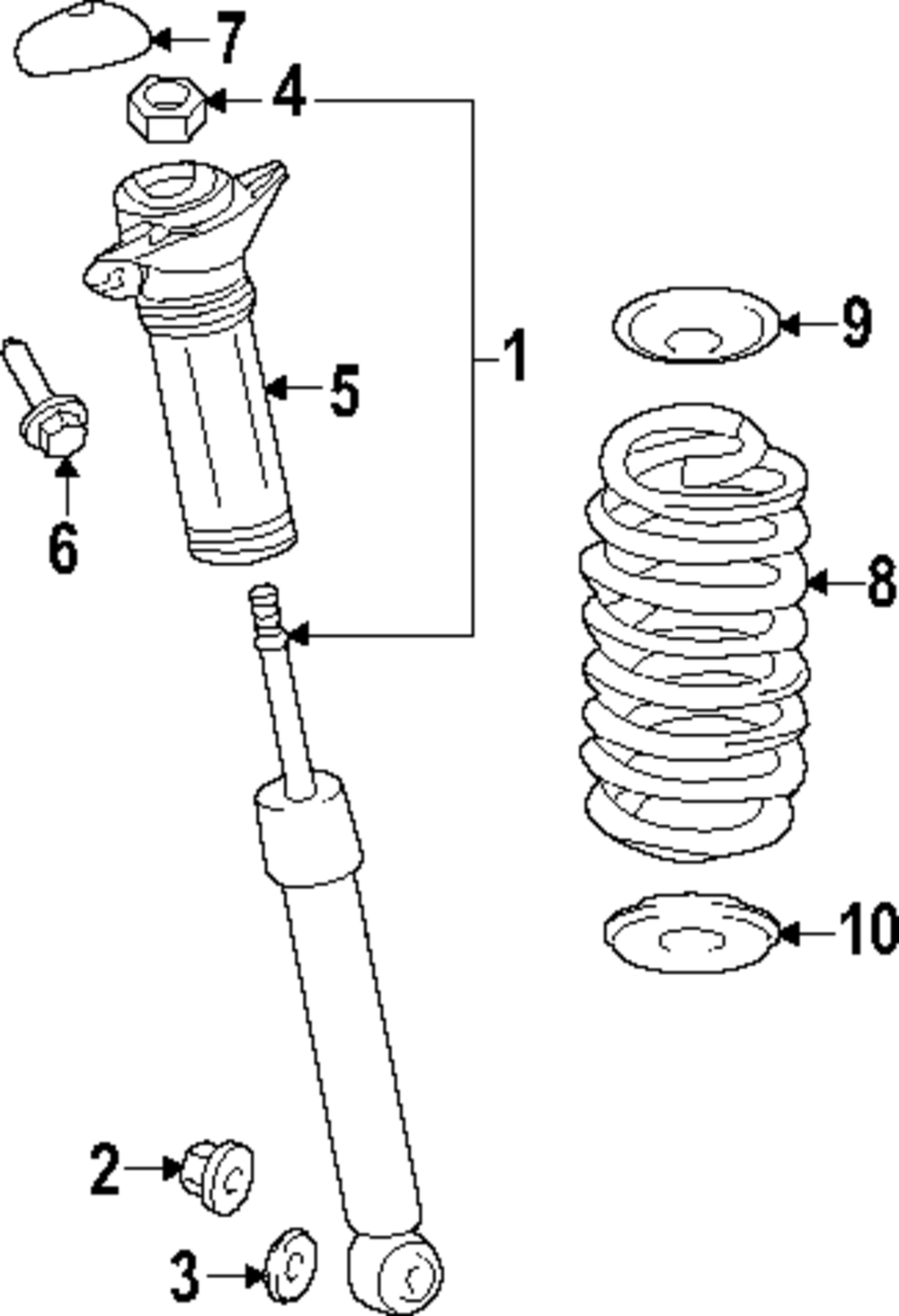2025 Toyota GR Corolla Shock Mount Bolt 90109-10194 | Toyota Parts Center