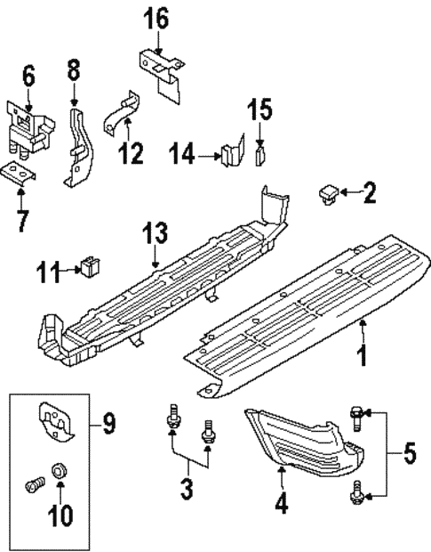 Bumper & Components - Rear for 2002 Isuzu Rodeo | Isuzu Parts Center