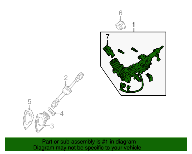 45250-48241 - Steering Column 2010-2015 Lexus | Lexus of Stevens Creek ...