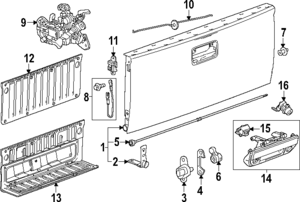 2023-2025 GM Compartment 85016398 | Chevy Parts Pros