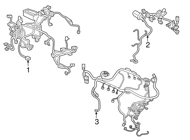 32100-TZ6-A63 - Wire Harness, R Cabin 2017-2018 Acura MDX ...