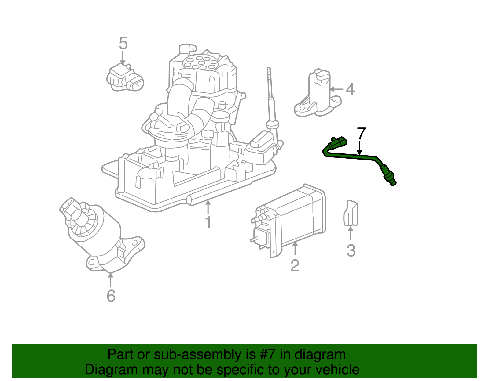 2003-2005 GM Heated Oxygen Sensor 12587785 GM | GMPartsDirect.com