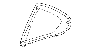 204-730-35-00 - Fixed Glass - 2008-2014 Mercedes-Benz | BuyMercedesPartsNow