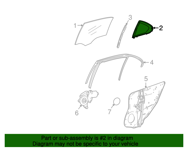 204-730-35-00 - Fixed Glass 2008-2014 Mercedes-Benz | Mercedes-Benz USA ...