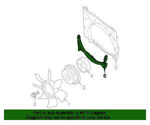 2005-2019 Nissan Frontier Fan Shroud 21477-9BK0D | TascaParts.com