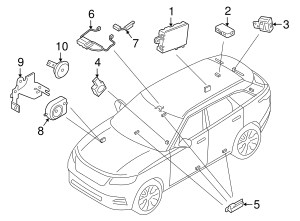 2017-2021 Land Rover Receiver LR113850 | JaguarParts.com