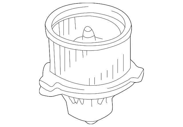 2001-2008 Toyota Motor Sub-Assembly, Heater Blower, With Fan 87103 ...