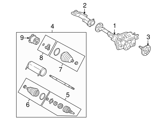 1998-2010 GM Inner Boot 26062618 | QuirkParts