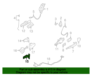 Genuine BMW 41-52-7-201-302 | Lower Hinge | FREE Shipping on Most ...